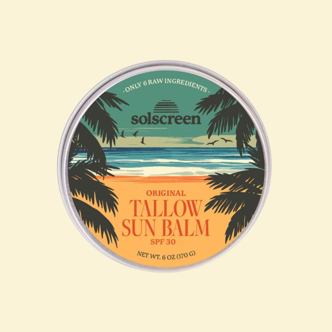Solscreen | Tallow Sun Balm, Ancestral Skincare, Mineral Sunscreen ...